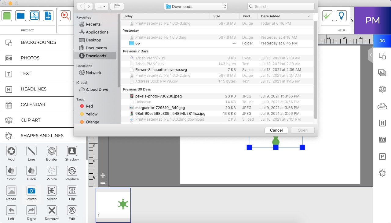 Replace Shape - PrintMaster v9 Userguide
